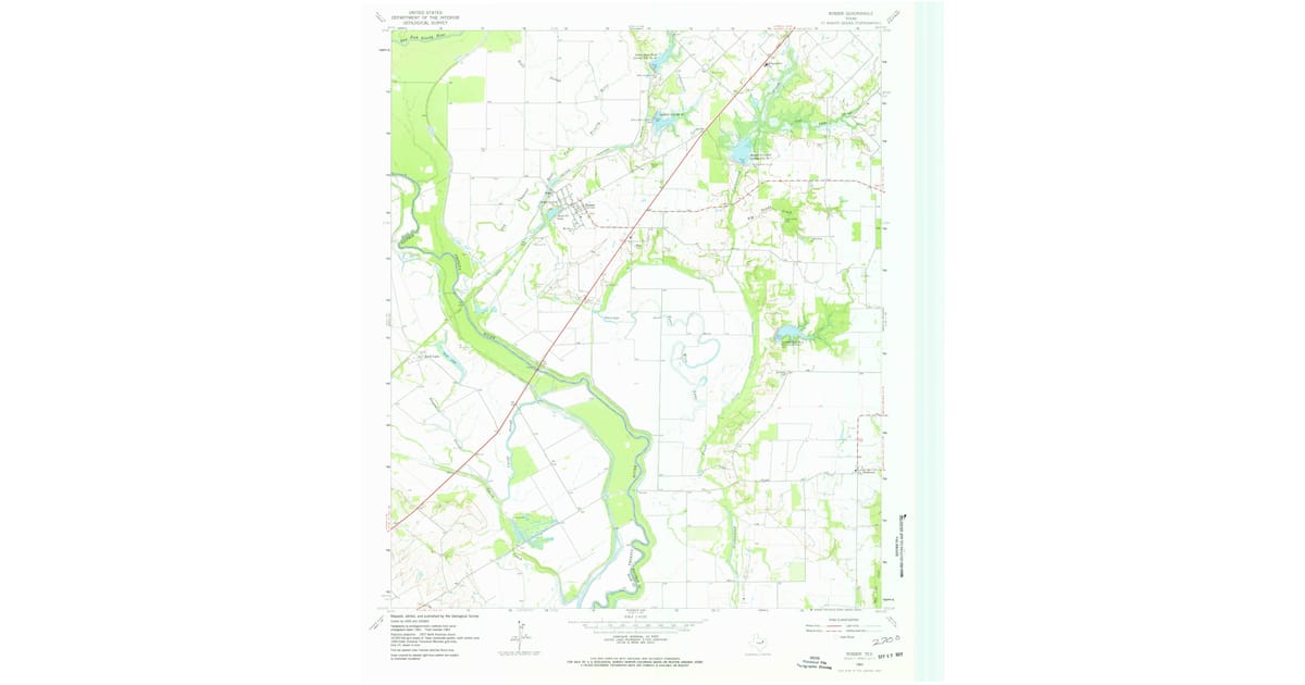 1963 Map of Rosser, TX — High-Res | Pastmaps