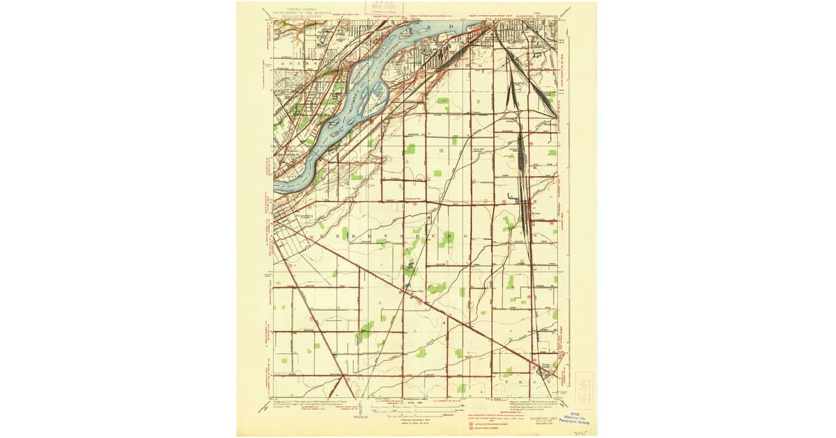 1938 Map of Rossford, OH — High-Res | Pastmaps