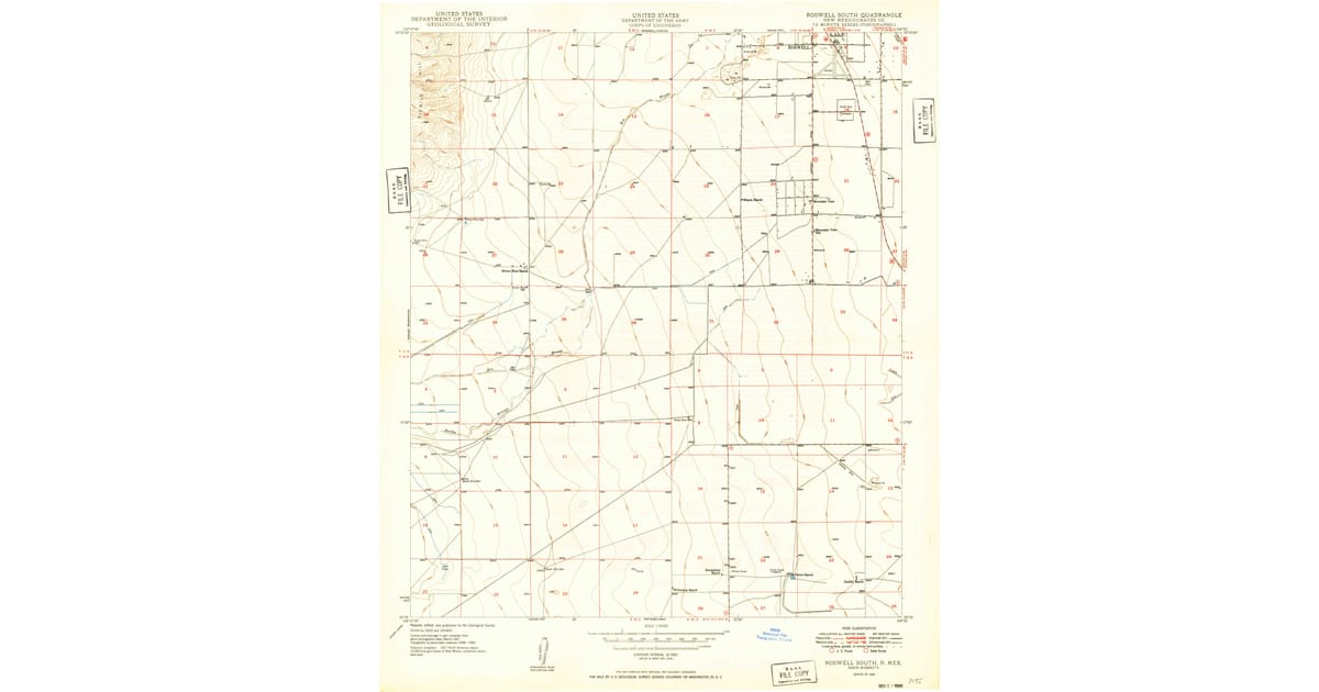 Old Maps of Mountain View, Roswell | Pastmaps