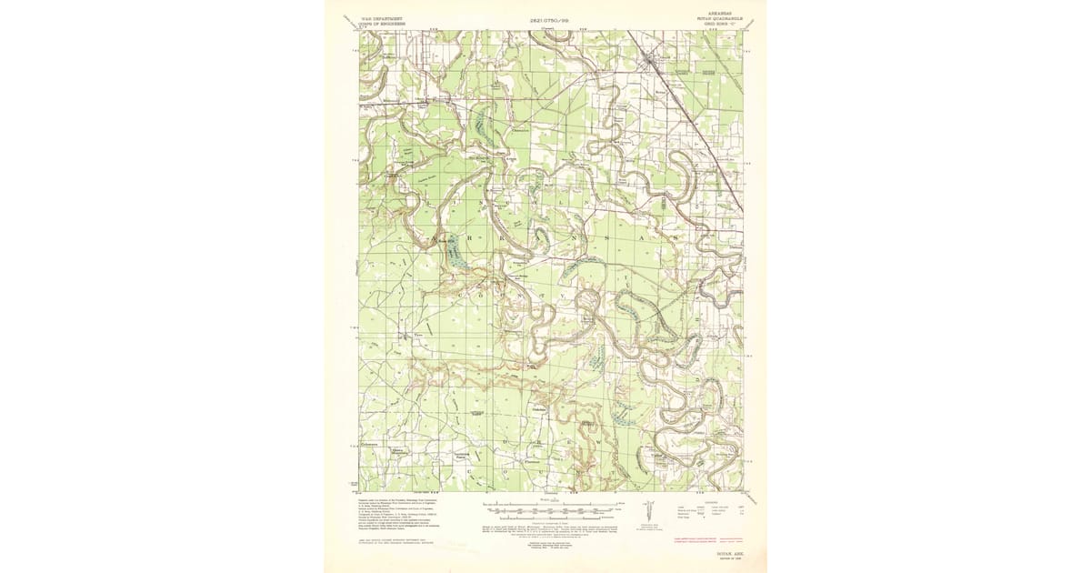 Old Maps of Dumas, AR | Pastmaps