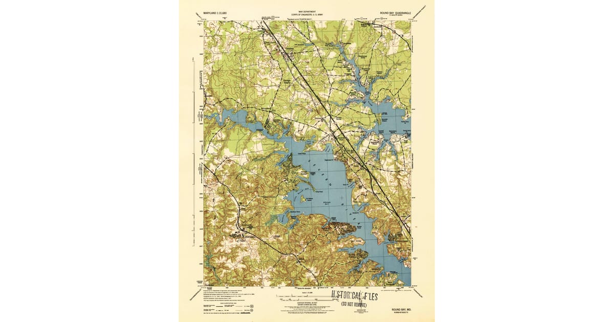 1940s Maps of Herald Harbor, MD | Pastmaps
