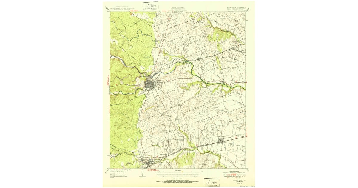 1950s Maps of Austin, TX | Pastmaps