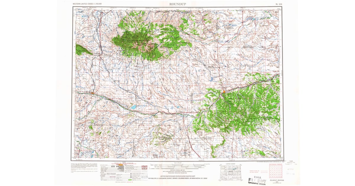 Old Maps of Bundy, MT for Genealogy | Pastmaps