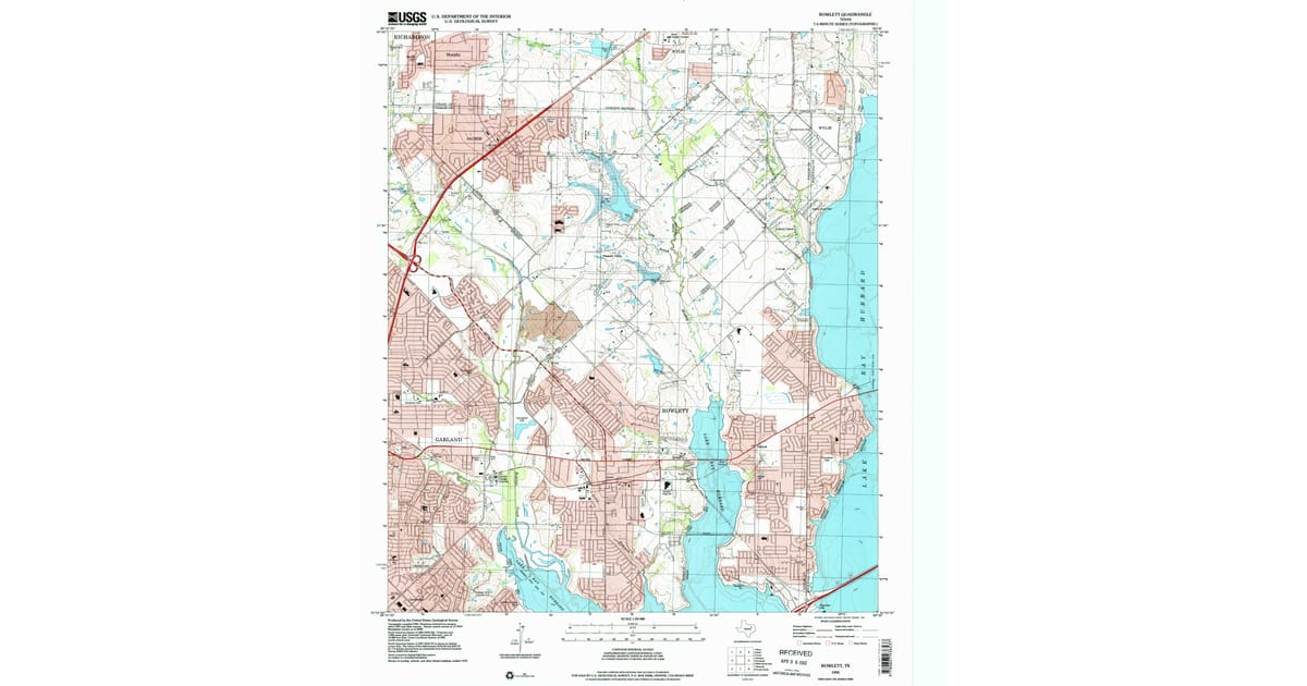 1990s Maps of Wylie, TX | Pastmaps