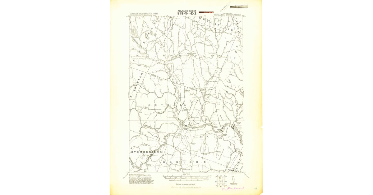 Old Maps of Randolph Center Historic District, Randolph | Pastmaps