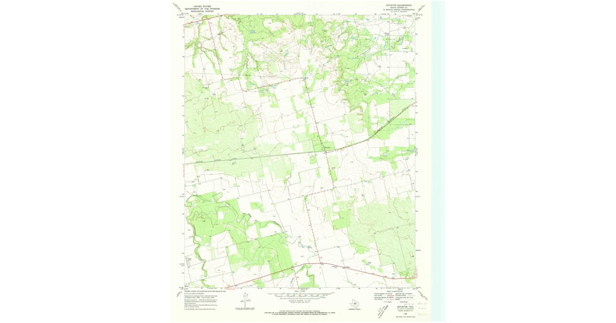 1960s Maps of Pledger, TX | Pastmaps