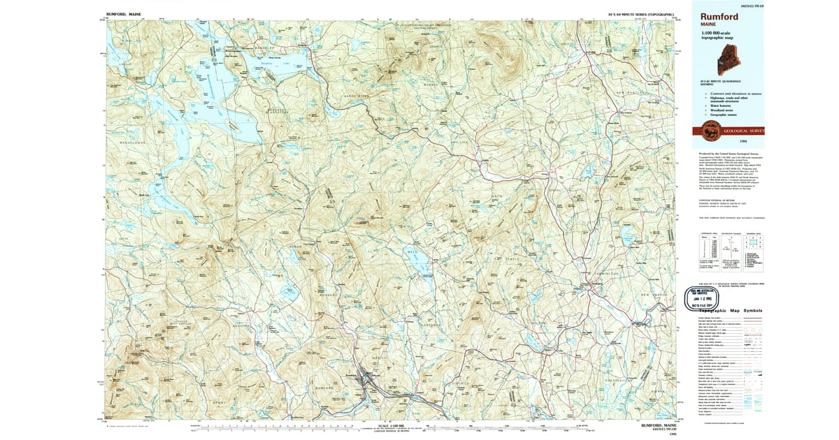 1990s Maps of Chesterville, ME | Pastmaps