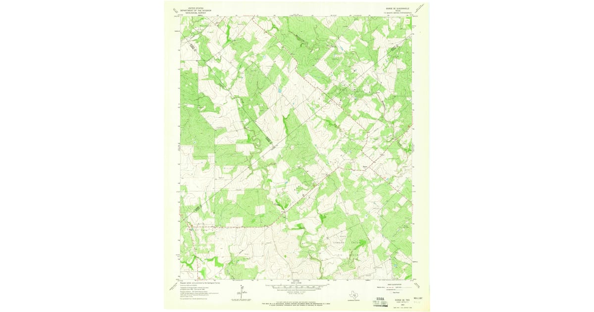 1963 Map of Runge SE, Goliad County, TX — High-Res | Pastmaps
