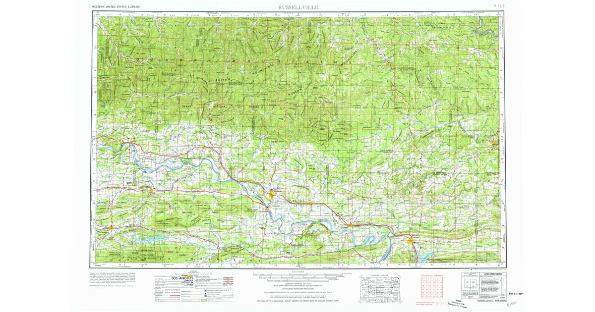 1970s Maps of Pearson, AR | Pastmaps