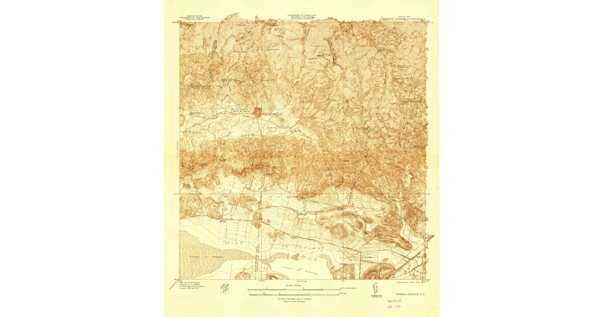 Old Maps of Urb. Extensión Jardines de Villa Alba, Sabana Grande for ...