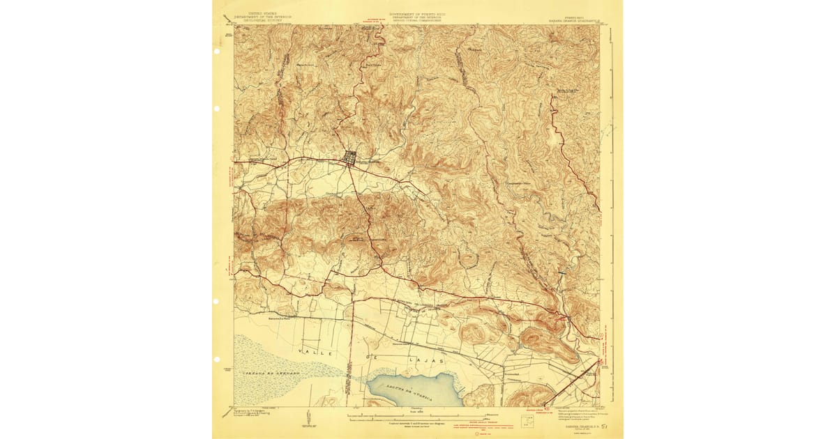 1940s Maps of Urb. Extensión Jardines de Villa Alba, Sabana Grande ...