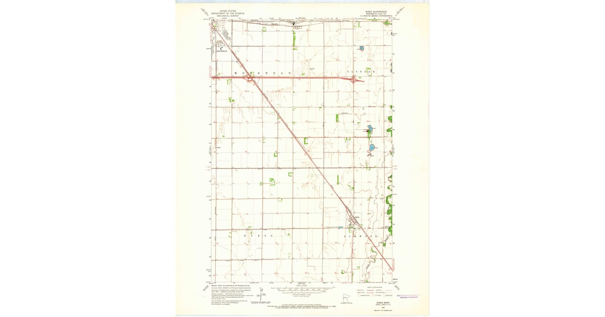 1960s Maps of Moorhead, MN | Pastmaps