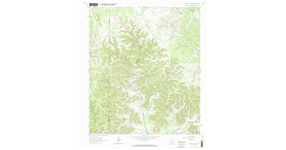 1960s Maps of Bandera County, TX | Pastmaps