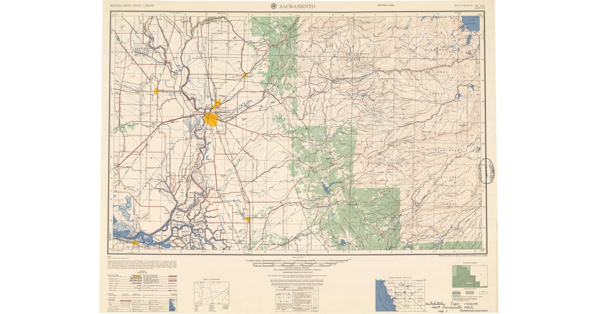 1950s Maps of Springfield, CA | Pastmaps