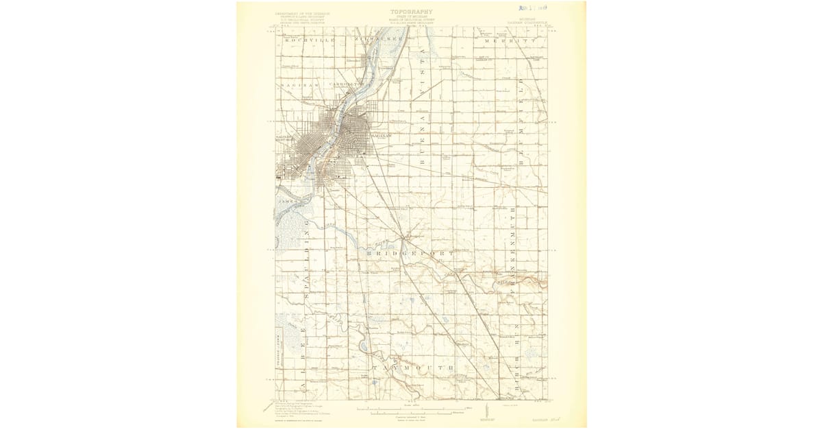 Old Maps of Saginaw, MI | Pastmaps