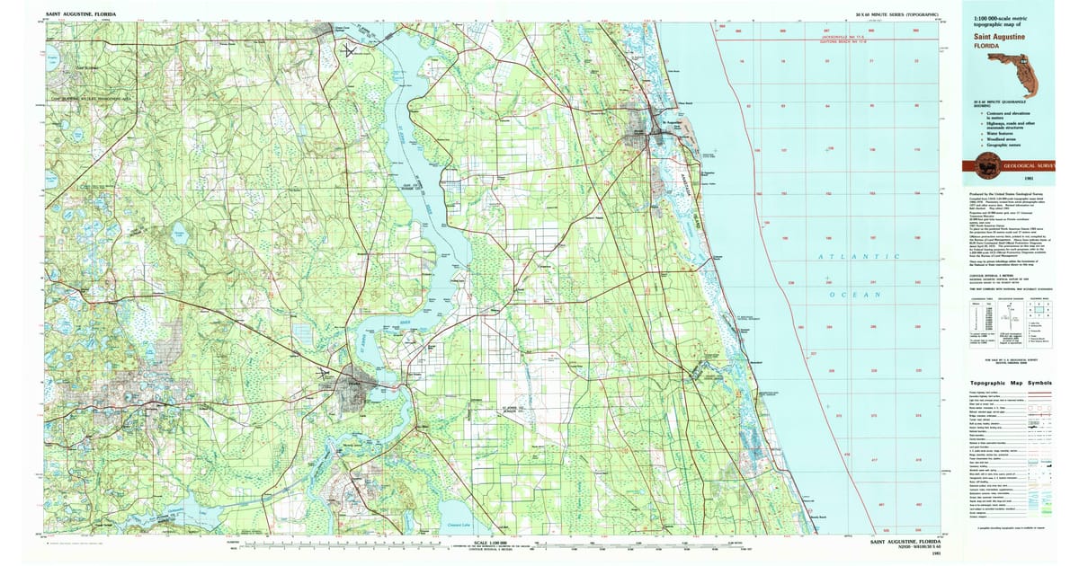 1980s Maps of Elkton, FL | Pastmaps