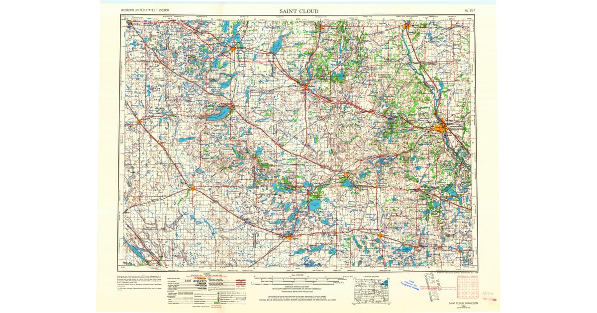 Old Maps of Paynesville Township, MN | Pastmaps