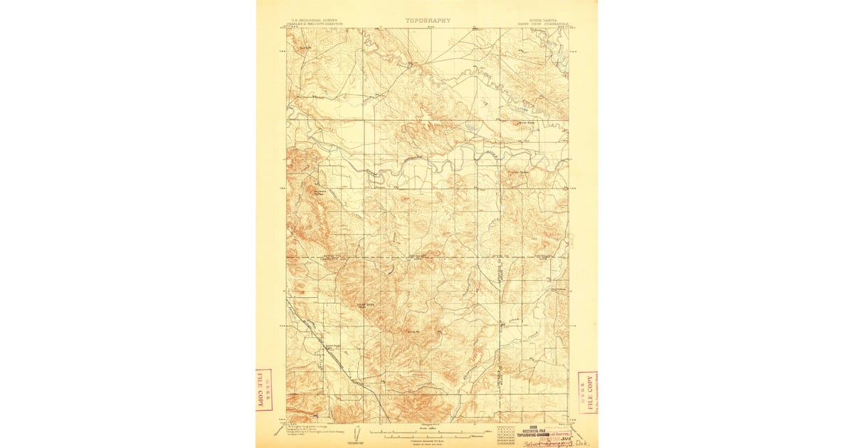 1905 Map of Saint Onge, Butte County, SD — High-Res | Pastmaps