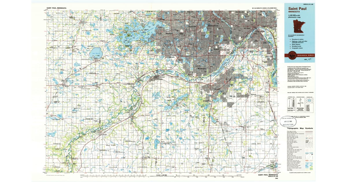 1980s Maps of Chanhassen, MN | Pastmaps