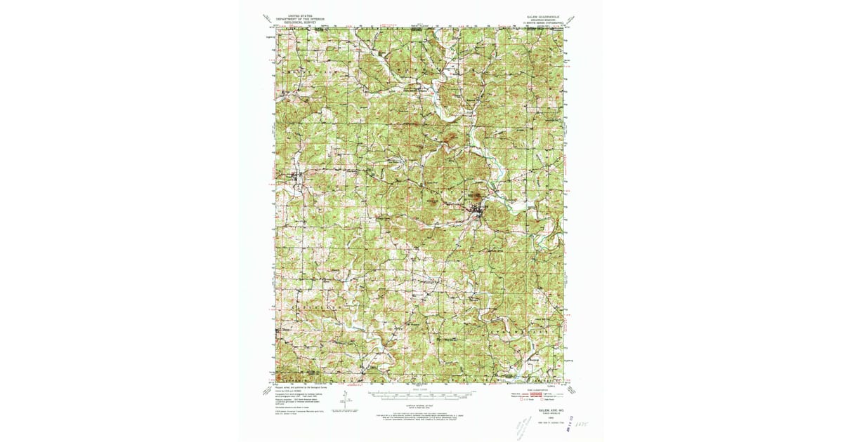 Old Maps of Flint Springs, AR | Pastmaps