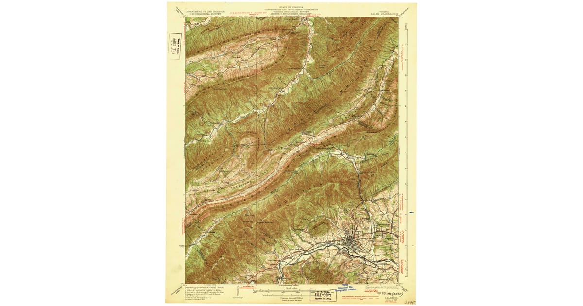 1930s Maps of Mason Cove, VA | Pastmaps