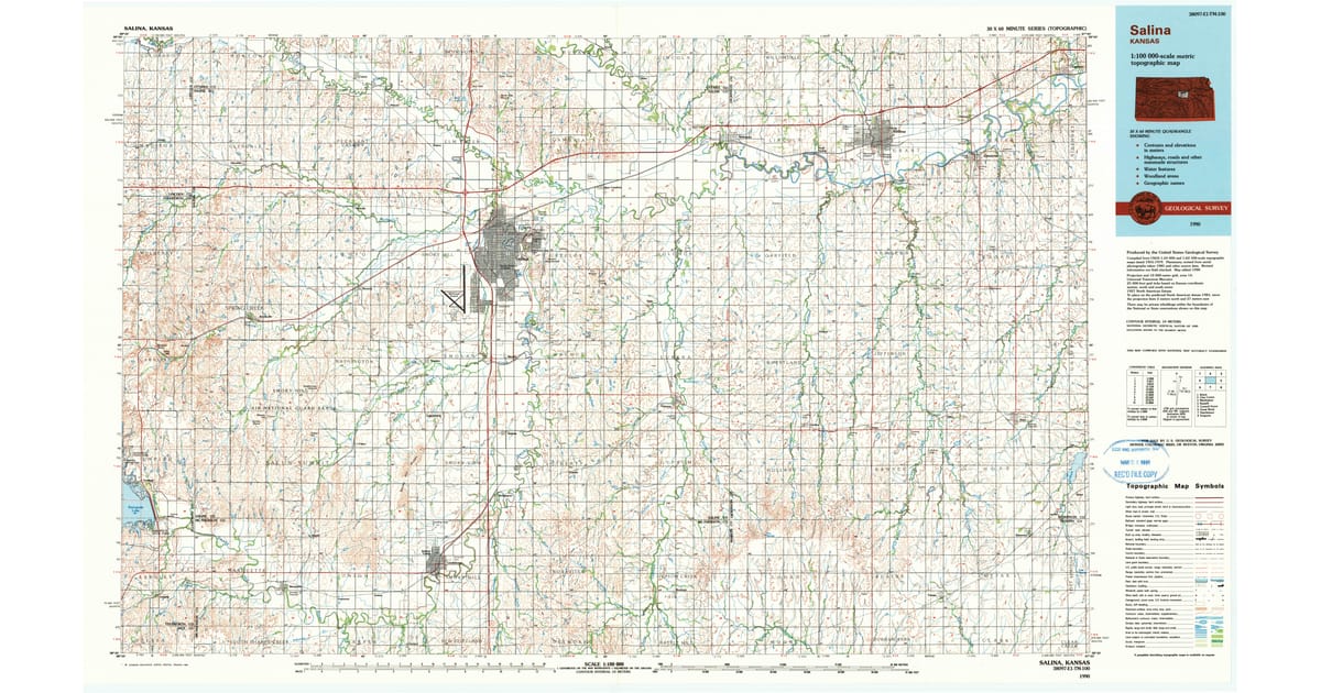 1990s Maps of Marion County, KS | Pastmaps