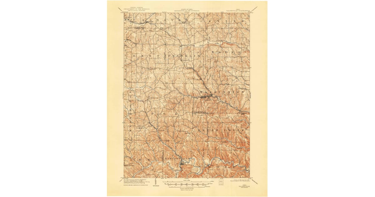 Old Maps of Hanoverton, OH for Academic Research | Pastmaps