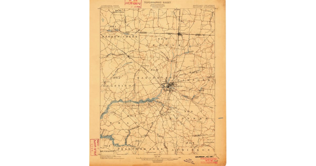 Old Maps of Moonglow Manor, MD for Genealogy | Pastmaps