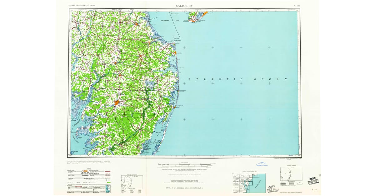 1960s Maps of Hebron, MD | Pastmaps