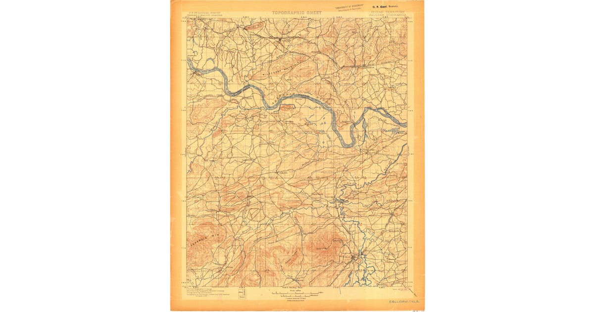 1900-1909 Maps of Murry Spur, OK | Pastmaps