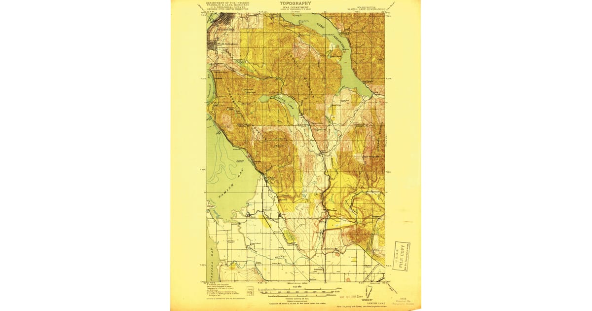 Old Maps of Edison Station, WA | Pastmaps