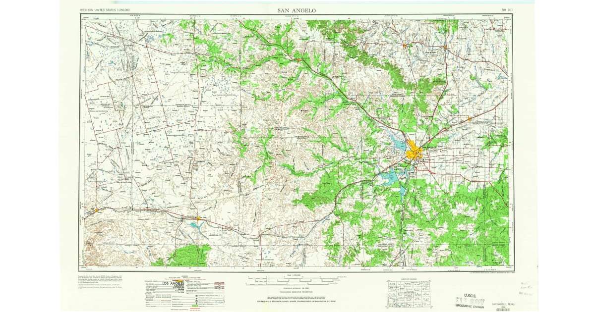 Old Maps of Cowboy Estates, Midland County | Pastmaps