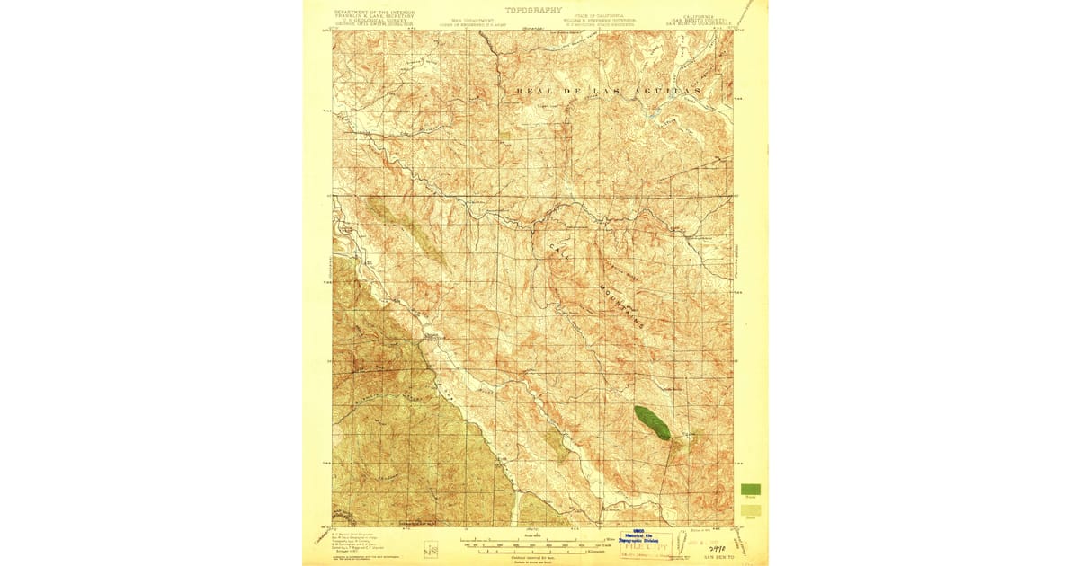 Old Maps of Pinnacles, CA for Genealogy | Pastmaps