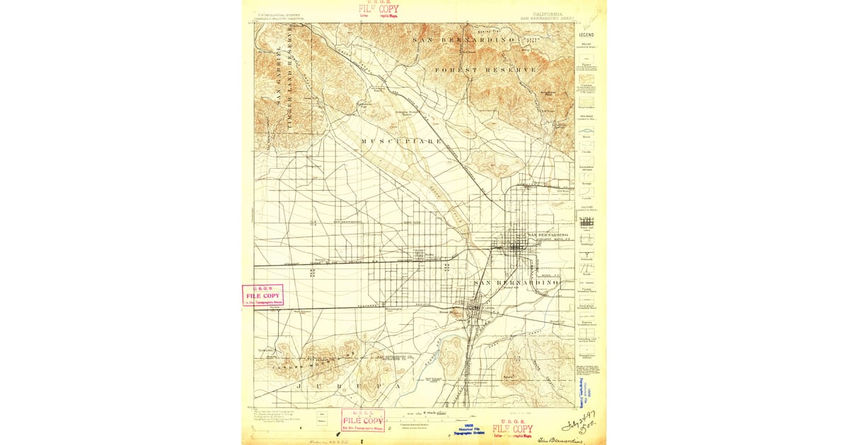 Old Maps of Riverside County, CA | Pastmaps
