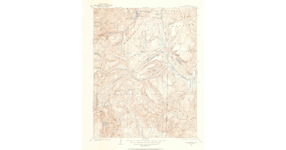 Old Maps of Mineral County, CO | Pastmaps