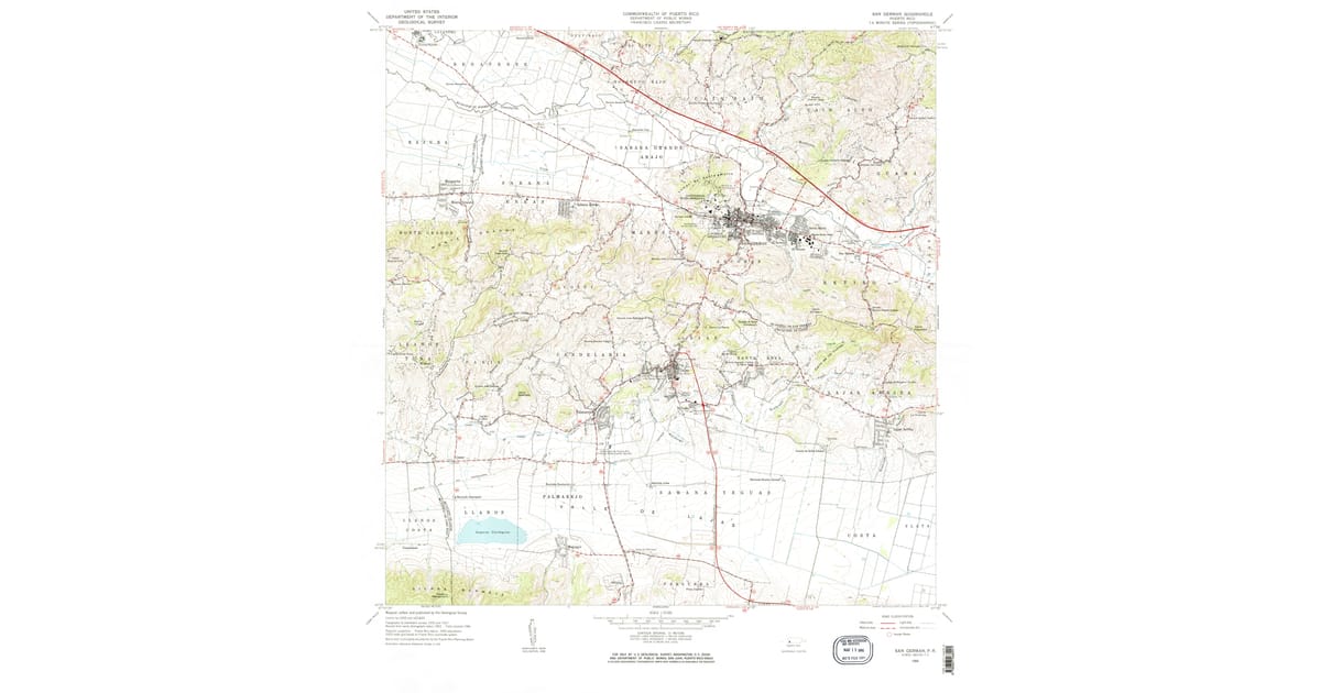 1960s Maps of Lajas, Lajas | Pastmaps