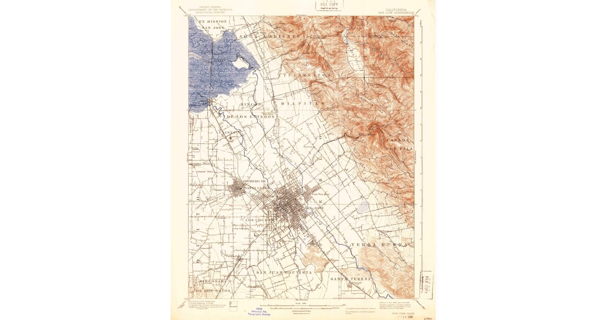 1880s Maps of East Foothills, CA | Pastmaps