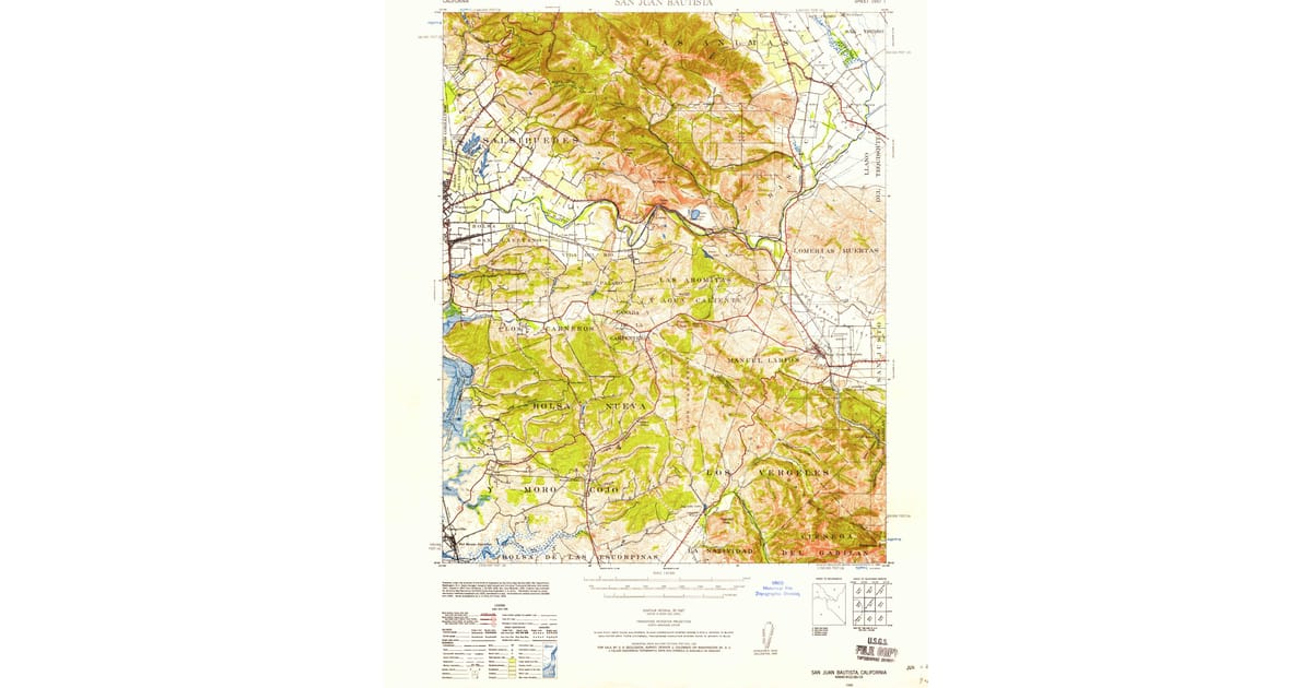 1930s Maps of Prunedale, CA | Pastmaps