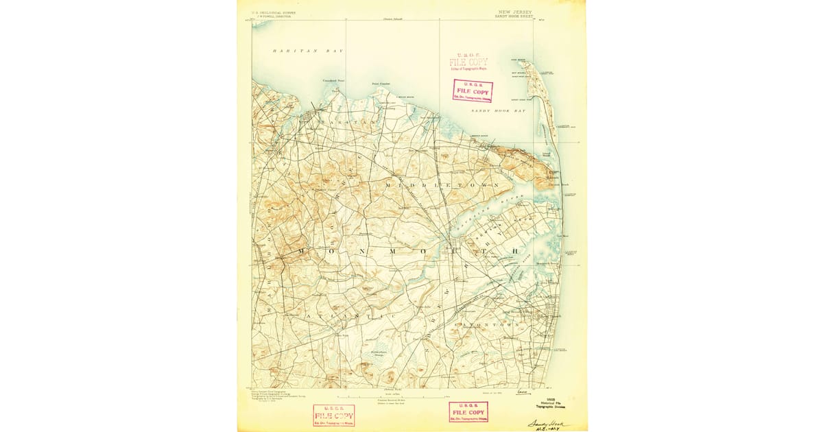 1890s Maps of Howell Township, NJ | Pastmaps
