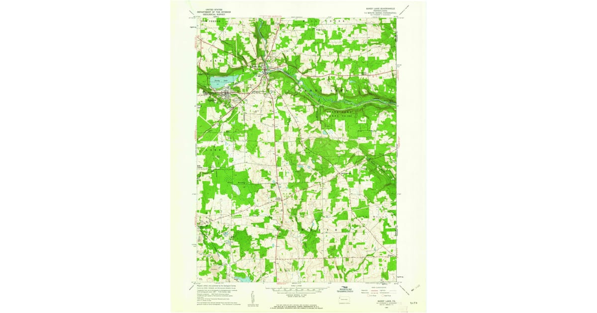 1960s Maps of Venango County, PA | Pastmaps