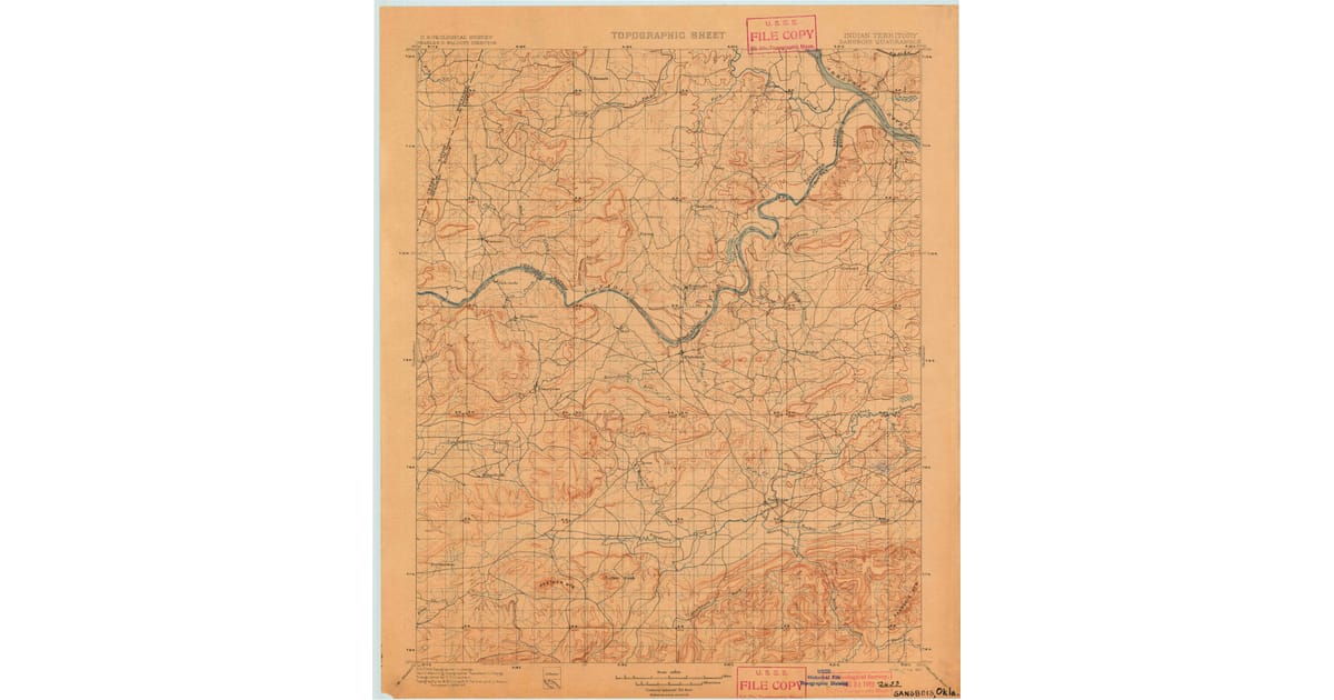 Old Maps of Lafayette, OK | Pastmaps
