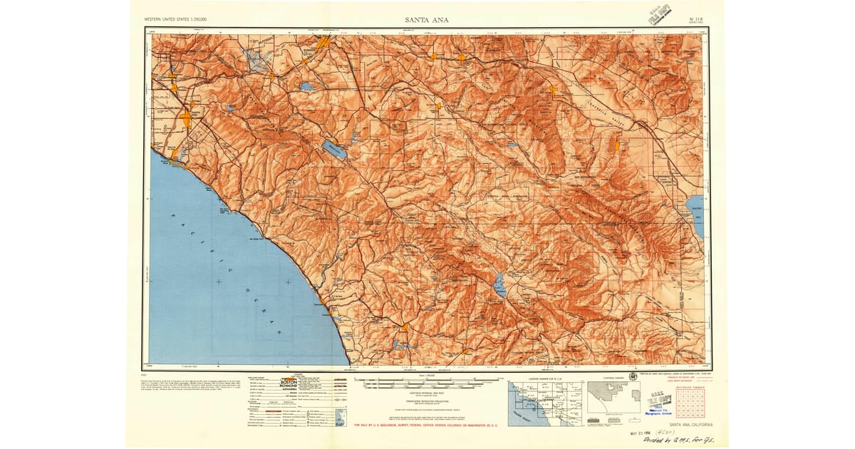 1950s Maps of The Movie Colony, Palm Springs | Pastmaps