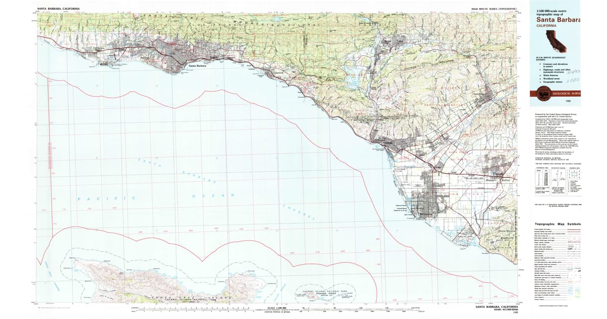 1980s Maps of Leesdale, CA | Pastmaps