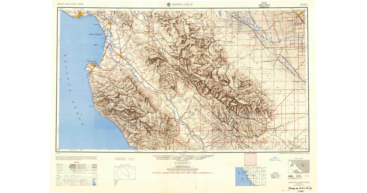 1950s Maps of Huron, CA | Pastmaps