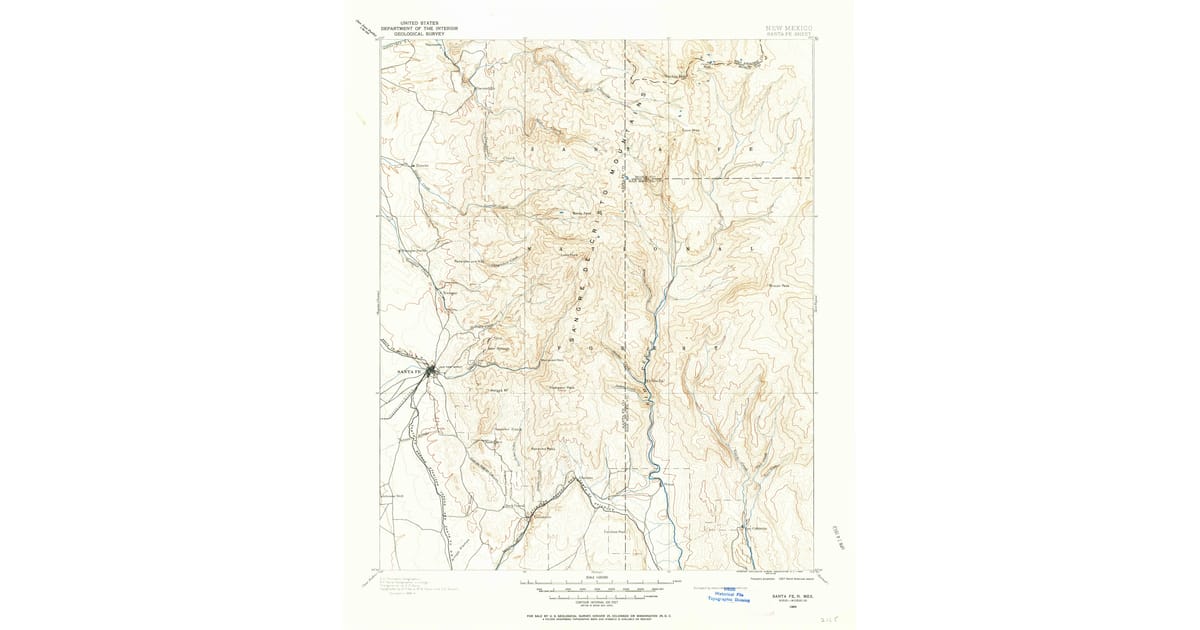 Old Maps of Art Barns at Eldorado, Santa Fe County | Pastmaps