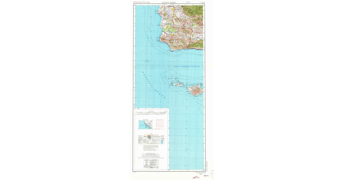 1956 Map of Santa Maria, CA — High-Res | Pastmaps