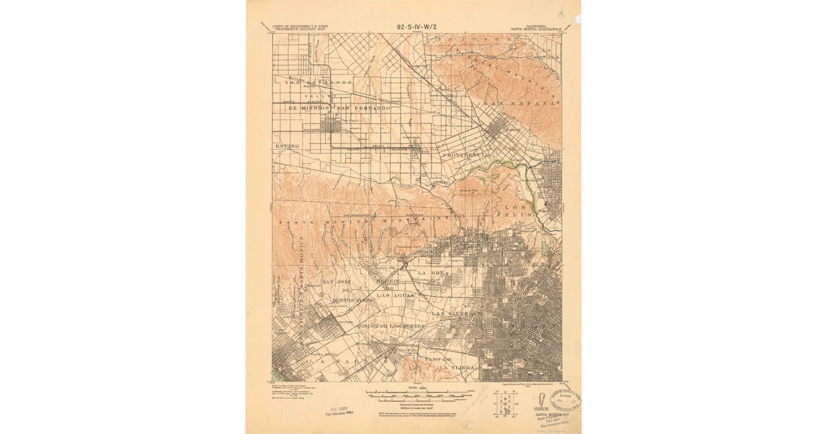 1920s Maps of Los Angeles County, CA | Pastmaps