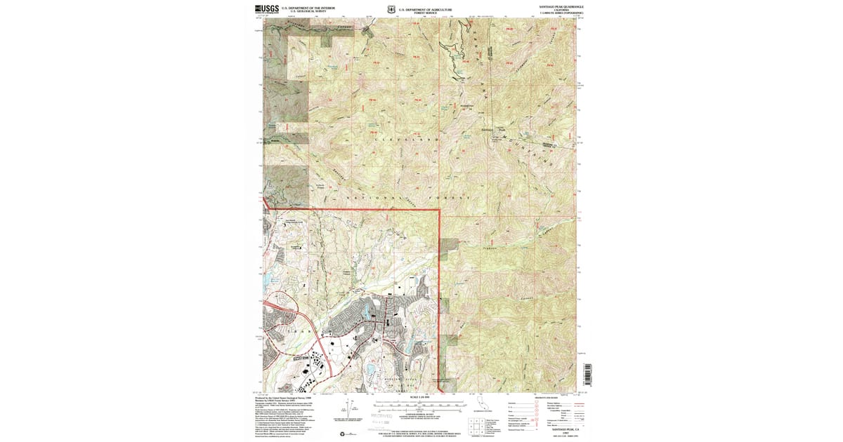 1990s Maps of Orange County, CA | Pastmaps