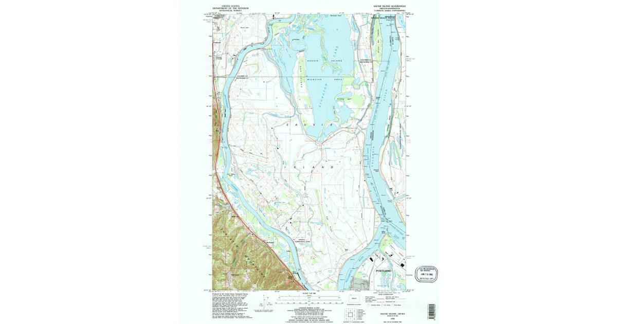 1990s Maps of Portland, OR | Pastmaps