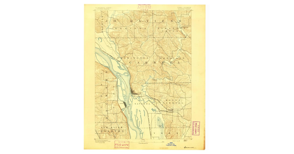 Old Maps of Sabula, IA for Genealogy | Pastmaps